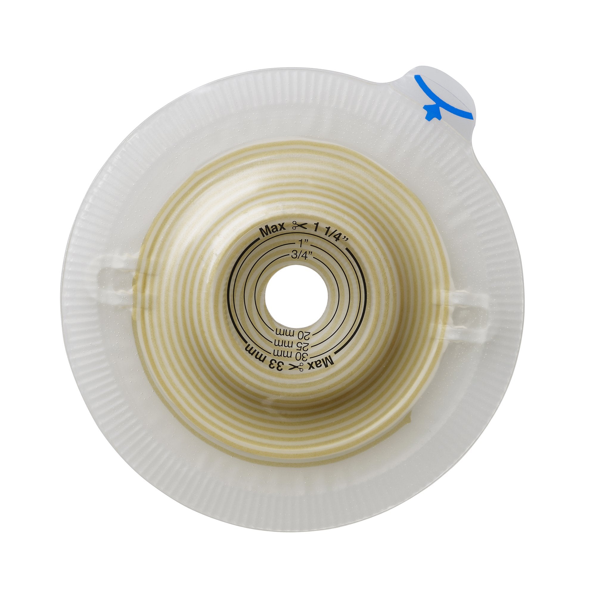 Assura® Deep Convex Ostomy Barrier, 28 mm Stoma Opening, Red Match 142 ...