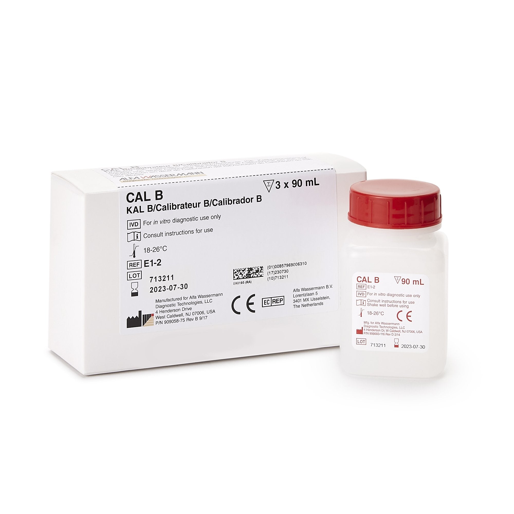 ACE® Calibrator for ACE Analyzer, CAL B test E1-2 – Medsitis
