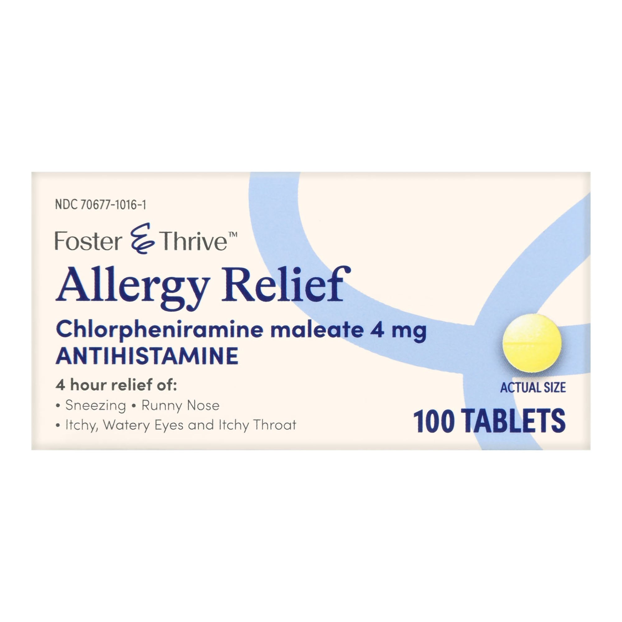 Foster & Thrive™ Allergy Relief Chlorpheniramine Maleate 4 mg Tablets ...