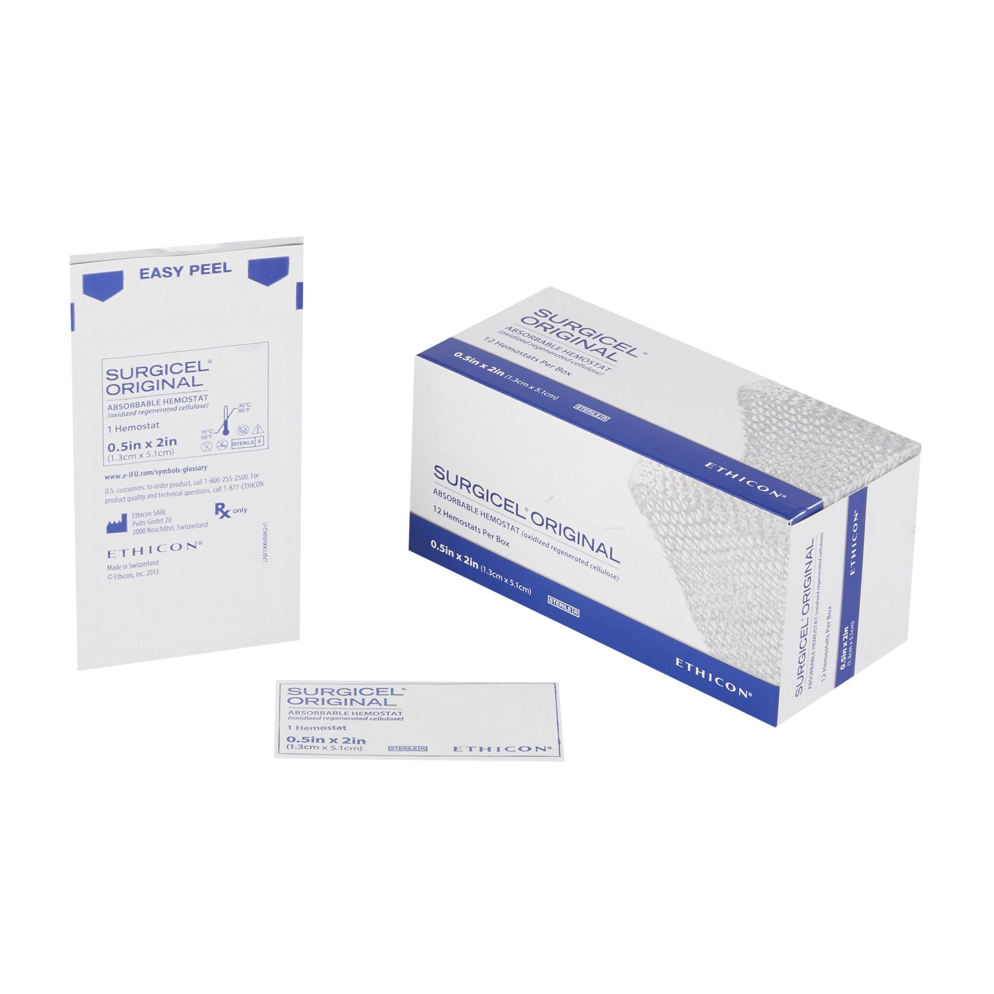 Hemostatic Agent Surgicel 12 X 2 Inch Sterile - 1955S – Medsitis