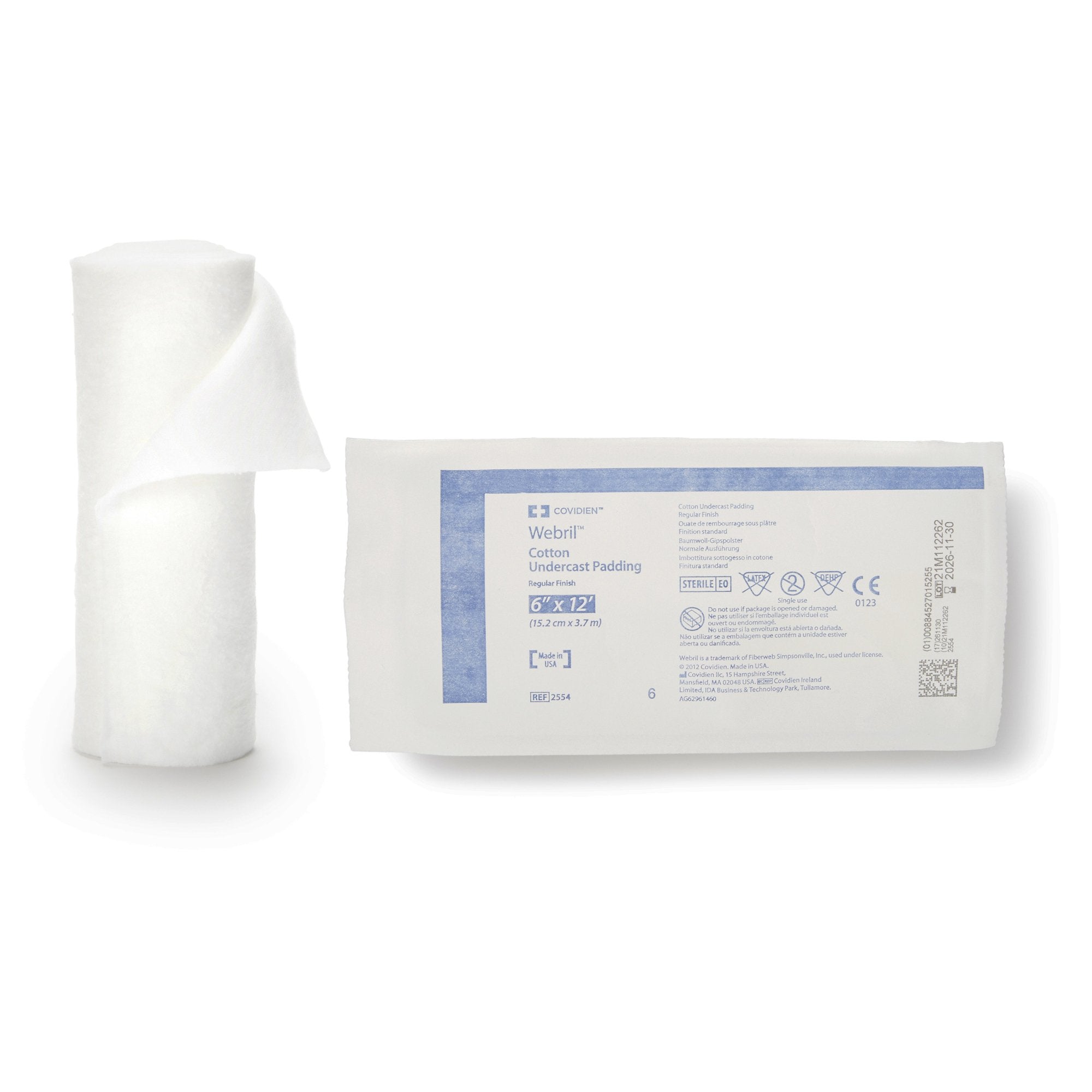 Webril™ Cast Padding, 6 Inch x 4 Yard 2554 – Medsitis