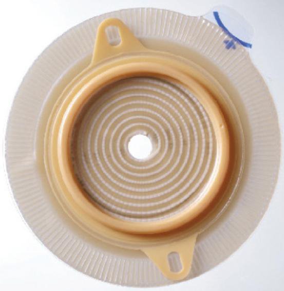Assura® Deep Convex Ostomy Barrier, 35 mm Stoma Opening, Blue Color Ma ...