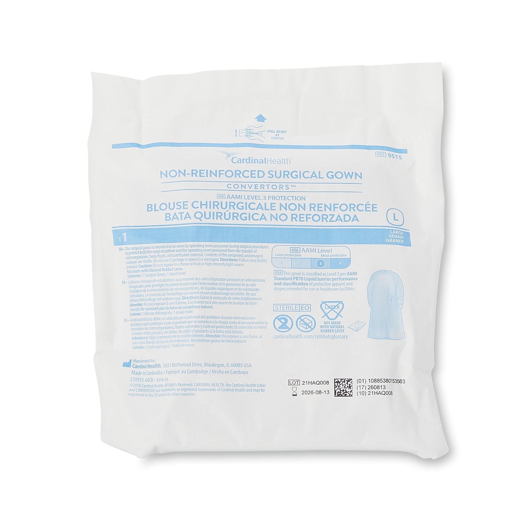 Cardinal Health Astound nonreinforced Surgical Gown With Towel 9515 ...